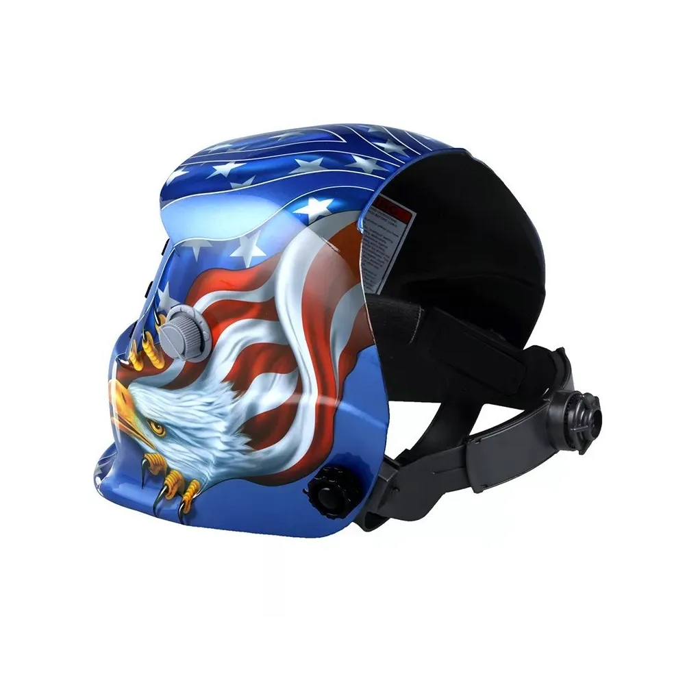 Masca de sudura automata, model vulture, panou solar cu cristale care ...